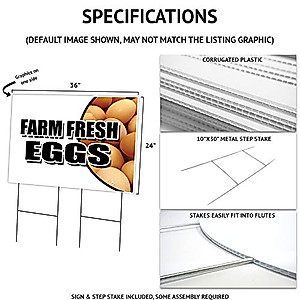 Currency Exchange 2 Pack of 24" x 36" Yard Sign & Stake | Advertise Your Business | Stake Included Image On Front Only | Made in The USA