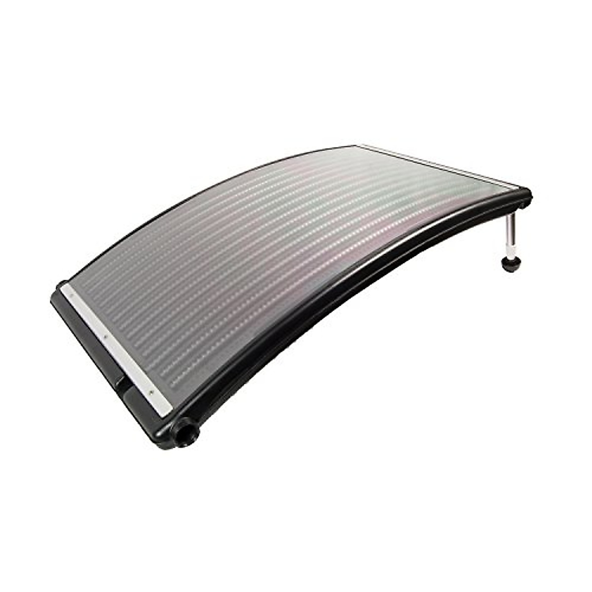 Poolmaster 59026 Heater Slim Line Above-Ground Solar Power Swimming Pool Water Heat, 43” Long x 27” Wide, Black