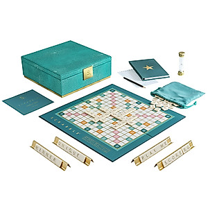 WS Game Company Scrabble Del Mar Shagreen Edition