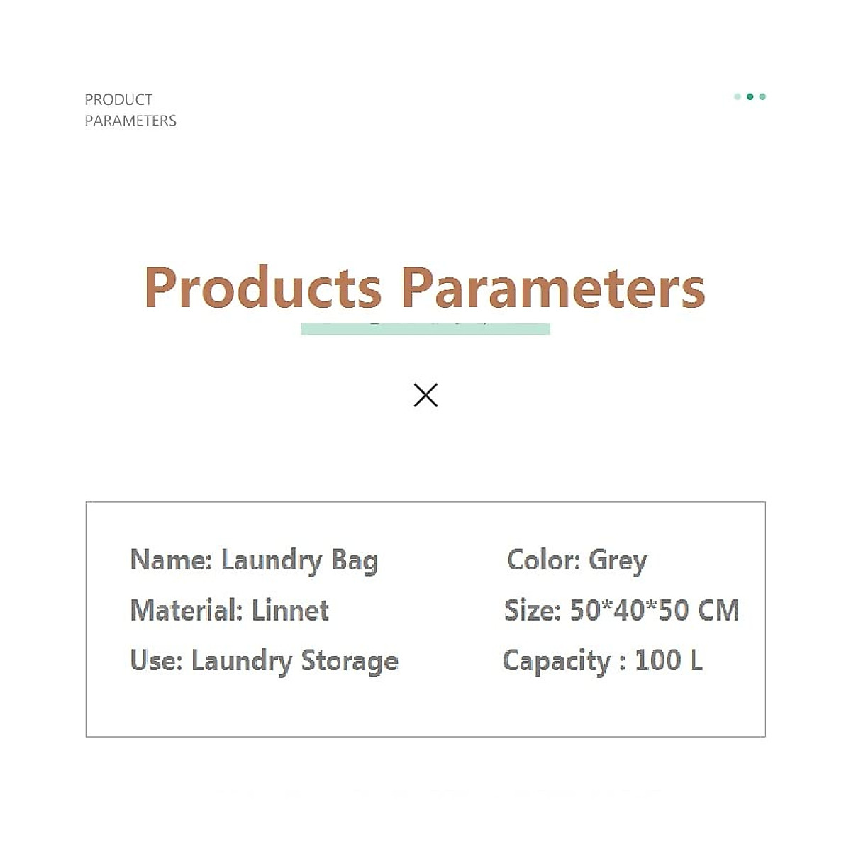 Laundry basket Household folding laundry basket clothing quilt storage basket bedside clothes bathroom laundry bag, Grey, 50*40*50 cm, BY-81