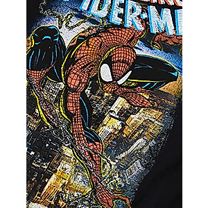 Marvel unisex adult T-shirt T Shirt, Black, X-Large US