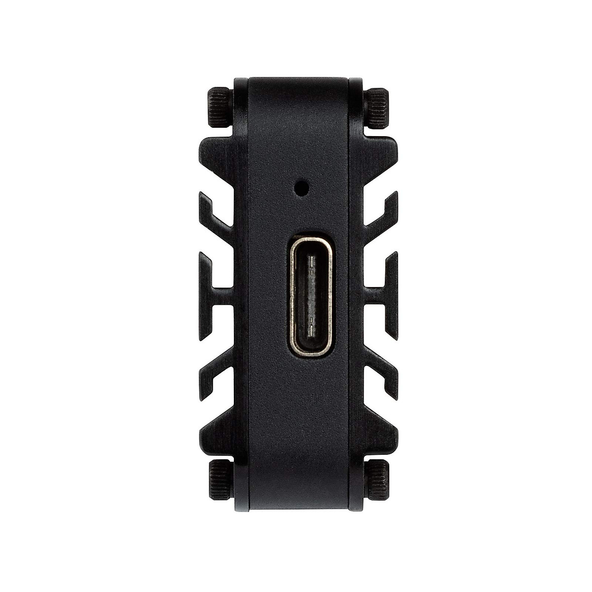 Silverstone MS12, 20Gbps SuperSpeed+ USB 3.2 Gen 2x2 Type-C to NVMe M.2 SSD Enclosure, Aluminum, Black, SST-MS12