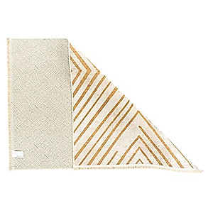Alfa Rich Rugs, 5x7 Area Rug, Cream - Gold Rug, Non-Slip, Soft, Machine Washable, Living Room Rugs