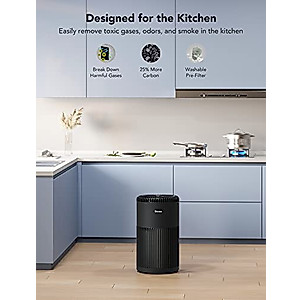 Govee Smart Kitchen Air Purifiers PM2.5 Sensor H7122111 Bundle with Govee Air-Purifier Replacement Accessories