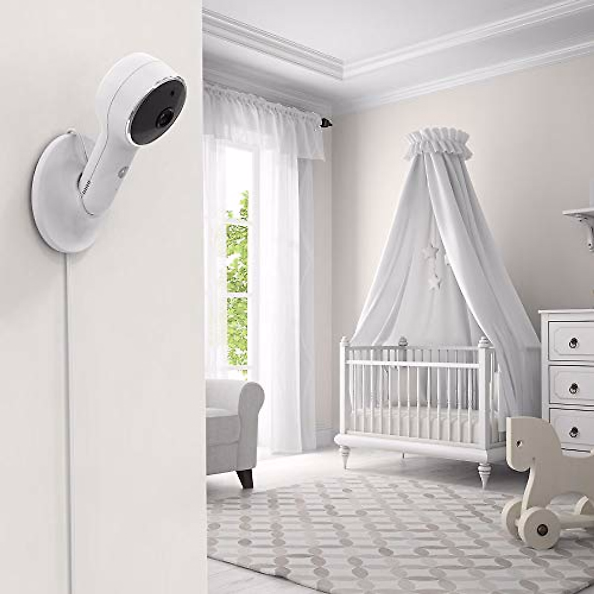 Motorola LUX65-2 by Hubble Connected Two Camera Video Baby Monitor - 5" Parent Unit and 1080p Wi-Fi Viewing for Baby, Elderly, Pet - 2-Way Audio, Night Vision, Digital Zoom