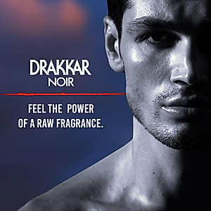 Drakkar Noir By Guy Laroche - Original Vintage Designer Fragrance Blend For Men - Fresh, Classic Men’s Evening Scent - Long Lasting Amber Fougere Aroma With Spicy Citrus Notes - 6.7 Oz EDT Spray