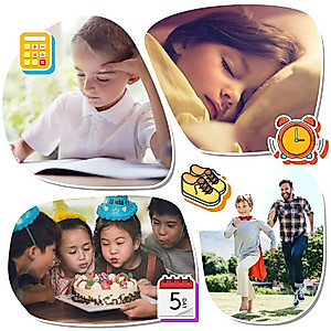 TOPUSER Game Smart Watch with 6 Puzzle Games 2 Way Phone Call Music Player Smartwatch Dual Camera Video Alarm Clock SOS Call Phone Watch Calculator Smart Watches Learning Toys for Birthday Gift