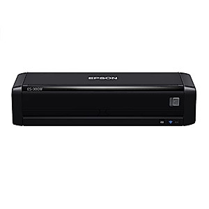 Epson WorkForce ES-300W Wireless Color Portable Document Scanner with ADF for PC and Mac, Sheet-fed and Duplex Scanning