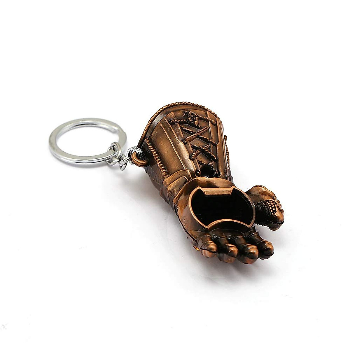 365Home Glove Keychain Bottle Opener, Beer Gifts Bottle Opener for Men, Husband, Dad, Grandpa, Boyfriend (Red Copper)