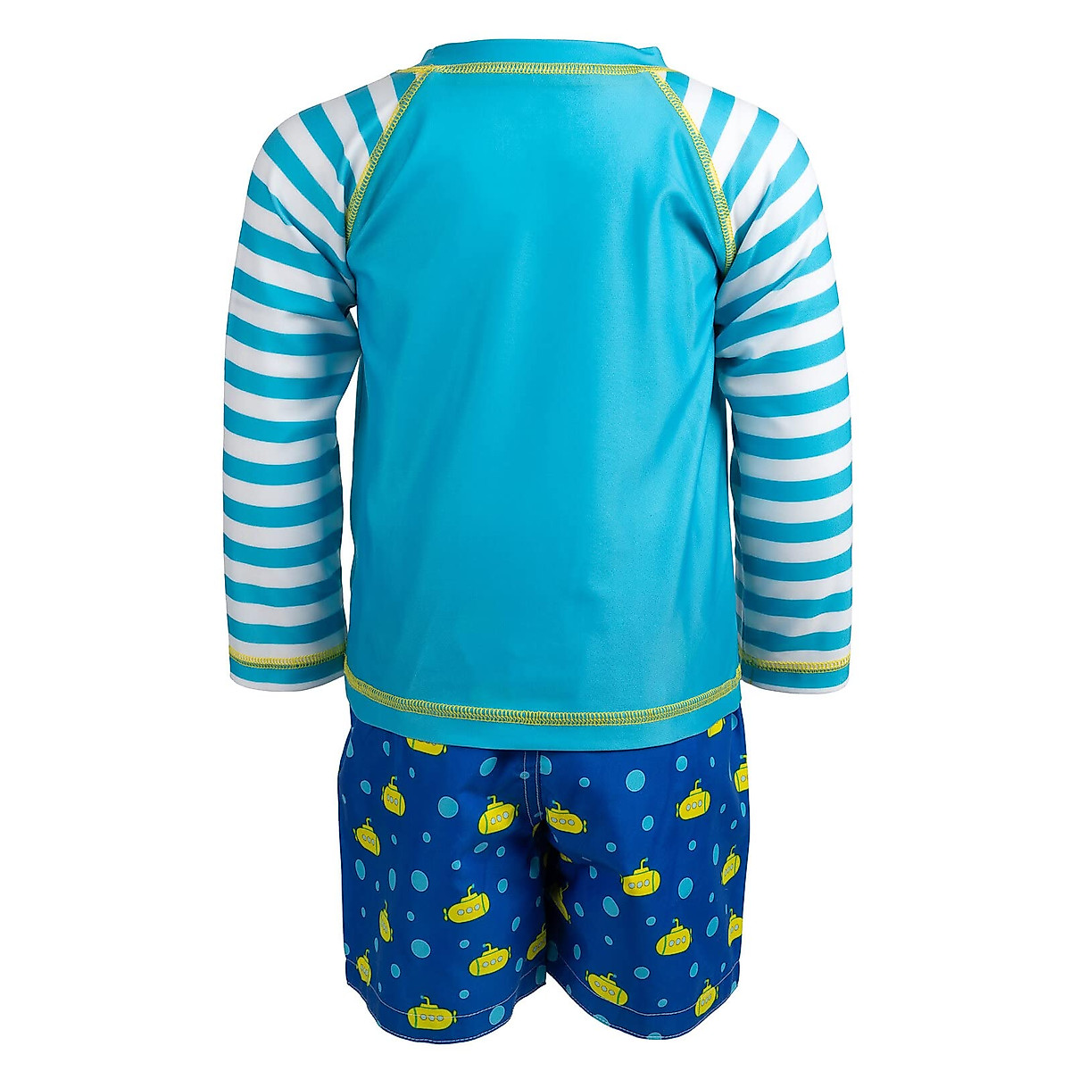 CoComelon JJ Infant Baby Boys Rash Guard and Swim Trunks Outfit Set Blue 24 Months