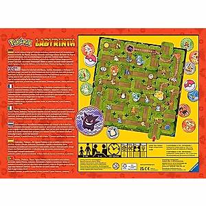 Ravensburger Pokémon Labyrinth - An Entertaining Family Board Game for Kids & Adults | Age 7 & Up | Engaging Gameplay | High Replay Value | 2 - 4 Players
