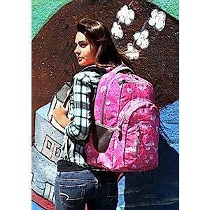 J World New York Carmen Laptop Backpack, Aloha, One Size