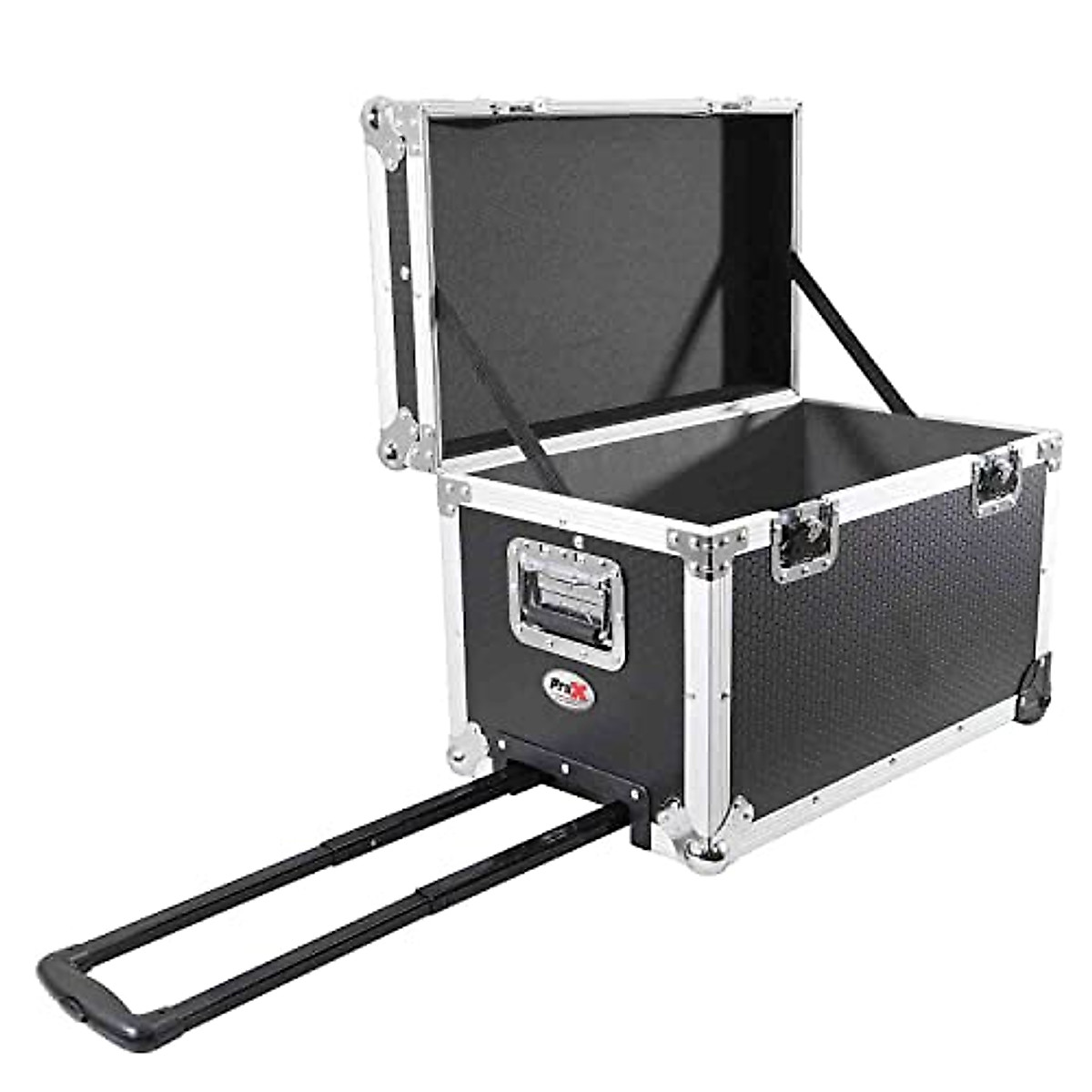 ProX T-UTIHWMK2 Rolling Utility Case W/Retractable Handle and Low-Profile Recessed Wheels 17x24.5x15" Exterior For Cabales/100 LP Vinyl Records