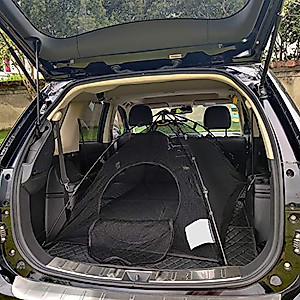 OUTINGPET Mini Cat Tent Outdoor Playpen Pop Up Pet Cat Enclosures Portable Sunshade and Anti-UV Cat Playhouse for SUV Pickup Truck (Play Tents for Cats and Small Animals) - Outside Habitat