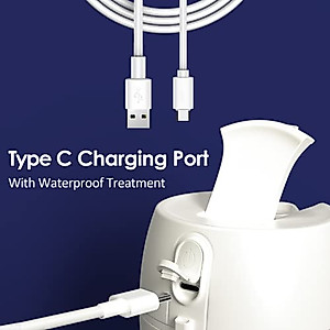 GREECHO Portable Blender, One-handed Drinking Mini Blender for Shakes and Smoothies, 12 oz Personal Blender with Rechargeable USB, Made with BPA-Free Material Portable Juicer, Cream White