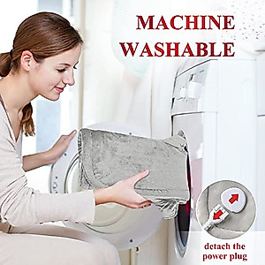 Heating Pad for Neck and Shoulder - Large Electric Heated Neck Shoulder, Fast-Heating Super Soft Fabric Heating Pad for Cramps, Back Pain Relief, Fathers Mothers Day Gifts for Women, Men, Auto-Off