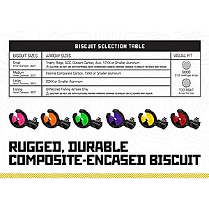 Trophy Ridge Kill Shot Whisker Biscuit Archery Arrow Rest, Ambidextrous, Purple, Medium