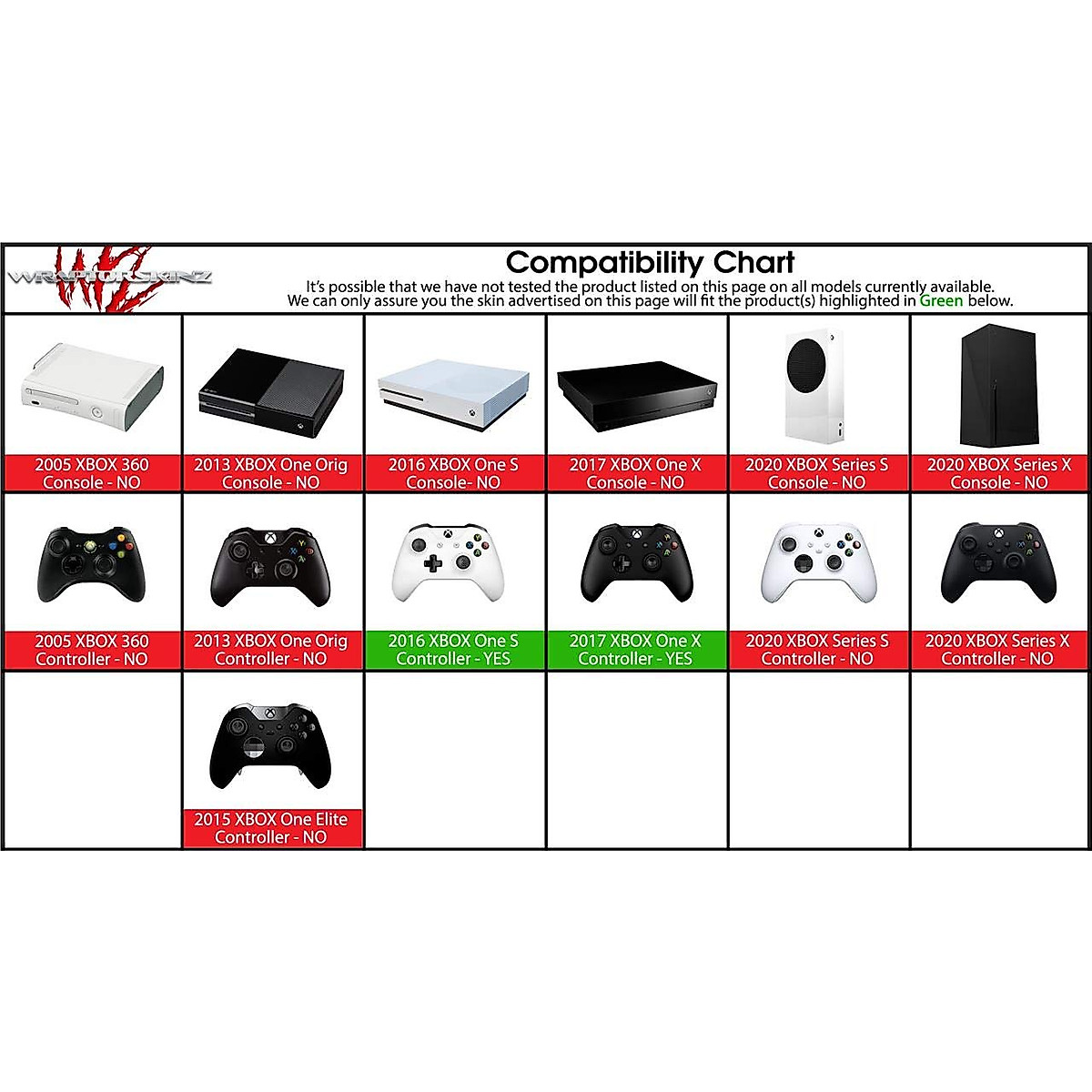 WraptorSkinz Decal Vinyl Skin Wrap compatible with XBOX One S / X Controller - Fire Green (CONTROLLER NOT INCLUDED)