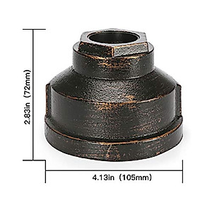 Boncoo Touch Control Table Lamp Vintage Desk Lamp Small Industrial Touch Light Bedside Dimmable Nightstand Lamp Steampunk Accent Light Edison Lamp Base Antique Night Light for Living Room Bedroom