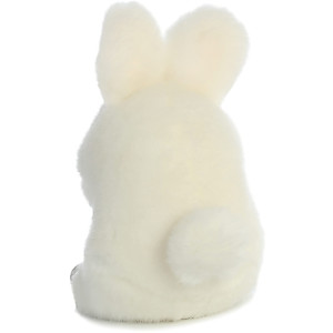 Aurora® Round Rolly Pet™ Bunbun Bunny™ Stuffed Animal - Adorable Companions - On-The-Go Fun - White 5 Inches