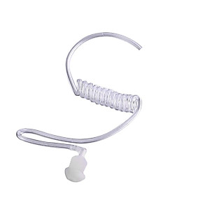 KEYBLU LXT600 GXT1000 Transparent Acoustic Tube Surveillance Earpiece Headset for Midland AVPH4 LXT GXT walkie Talkie Radio(2 Pack)