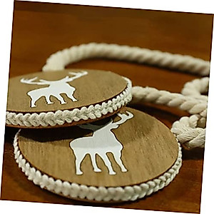 Garneck Valance Curtains Window Curtains Curtain Hooks for Drapes Window Shade Curtain Tiebacks Curtain Holdbacks Window Curtain Holders Curtains Magnetic Tie Hook up Cotton Thread