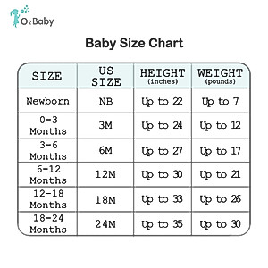 O2 BABY Baby Boys Girls Organic Cotton Zip Front Sleeper Pajamas, Footed Sleep 'n Play（0-3 Months, Sage）