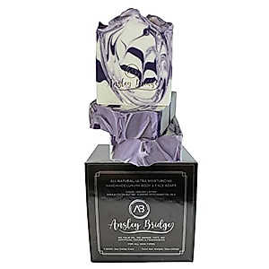 Ansley Bridge Bar Soap 3pck 5oz | Handmade Lavender Soap | Moisturizing | Palm Oil Free | For All Skin Types | Gift Set For Men & Women