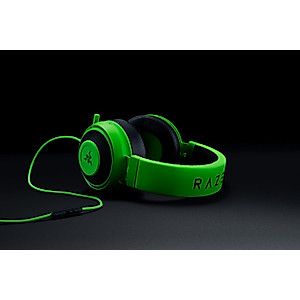 Razer Kraken Pro V2 Analog Gaming Headset with Retractable Microphone for PC, Xbox One and PlayStation 4, Green