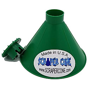 SCRAPER CONE®️ The Original Ice Scraper, Snow Removal Made in The USA Magical Frost Removal Funnel Shaped Cleaning Tool Car Windshield Deicer Magic Scrapers Instascrape round snow shovel brush