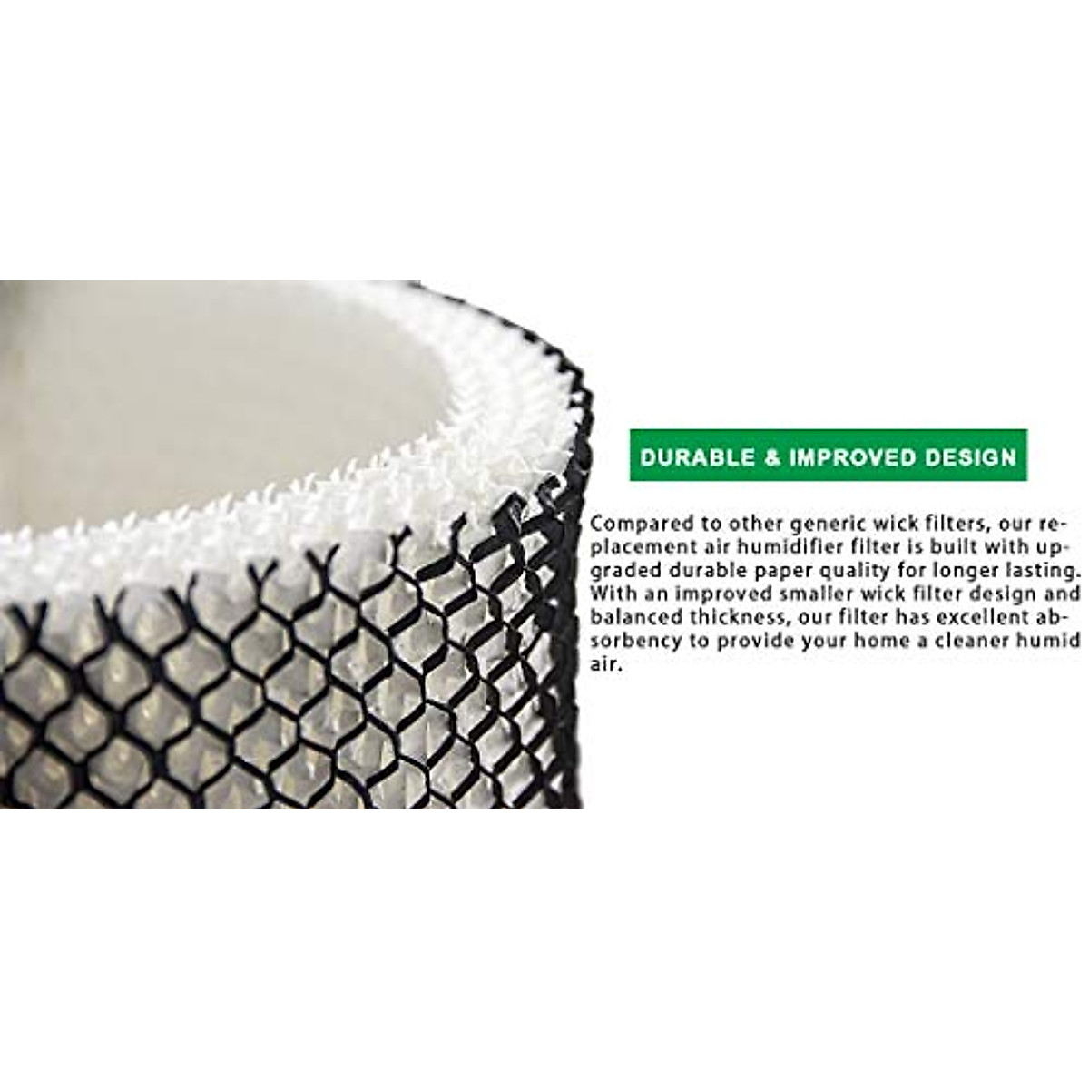 6 Pack Replacement Filters Compatible with Holmes & Sunbeam Humidifier Filter A,HWF62 HWF62CS HWF62D