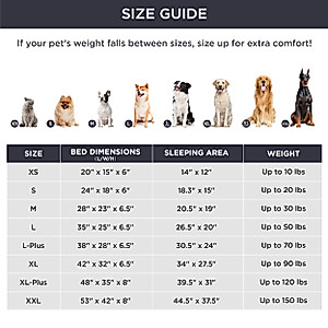 Bedsure Cat Beds for Indoor Cats - Washable Bolster Dog Sofa Beds for Extra Small Dogs, Supportive Foam Pet Couch Bed with Removable Washable Cover, Waterproof Lining and Nonskid Bottom, Grey