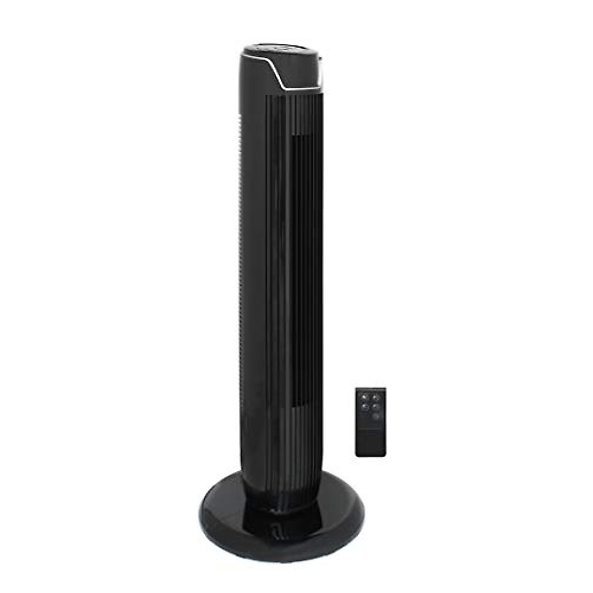 SPT SF-1536BKA: Tower Fan with Remote and Timer in Black, WEIGHT 7.8 lbs