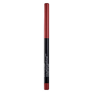 Maybelline Color Sensational Shaping Lip Liner with Self-Sharpening Tip, Brick Red, Red, 1 Count