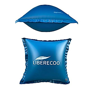 LIBERECOO 4'x4' Pool Pillows for Above Ground Pools, winterize Pool Closing kit Winter Pool Pillow.Super Durable & Strong Cold Resistant Easy Centering,Rope Included