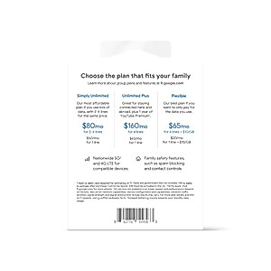 Google Fi Wireless SIM Kit Talk/Text/Data