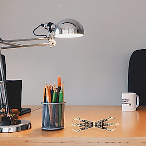 Garneck Silver Pendant 2pcs Utensil Ornament Antique Brass Beadwork Man Charm Amulet