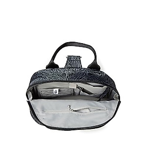 Baggallini Naples Convertible Small Daypack Sling Crossbody, Midnight Blossom