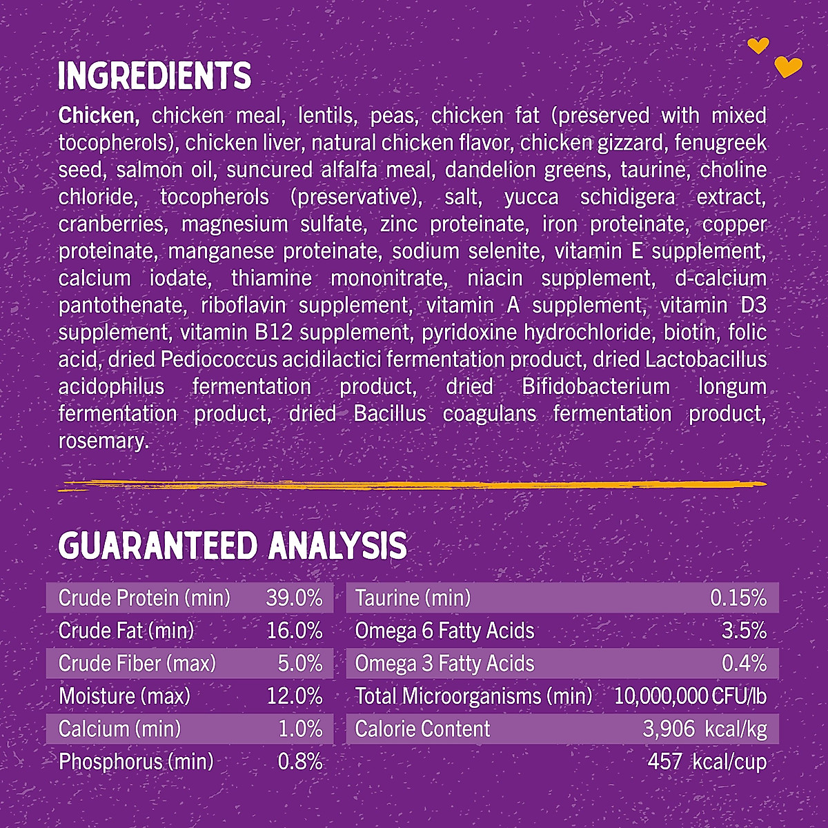 Stella & Chewy's Raw Coated Premium Kibble Cat Food – Grain Free, Protein Rich Meals – Cage-Free Chicken Recipe – 2.5 lb. Bag