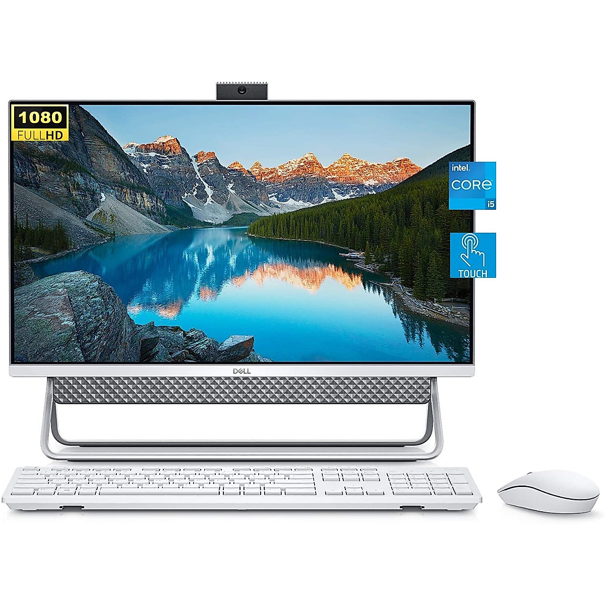 Dell Inspiron 24 All-in-One Desktop, 23.8" Full HD Touchscreen, 11th Gen Intel i5-1135G7, 32GB RAM 1TB SSD+1TB HDD, Windows 10 Home