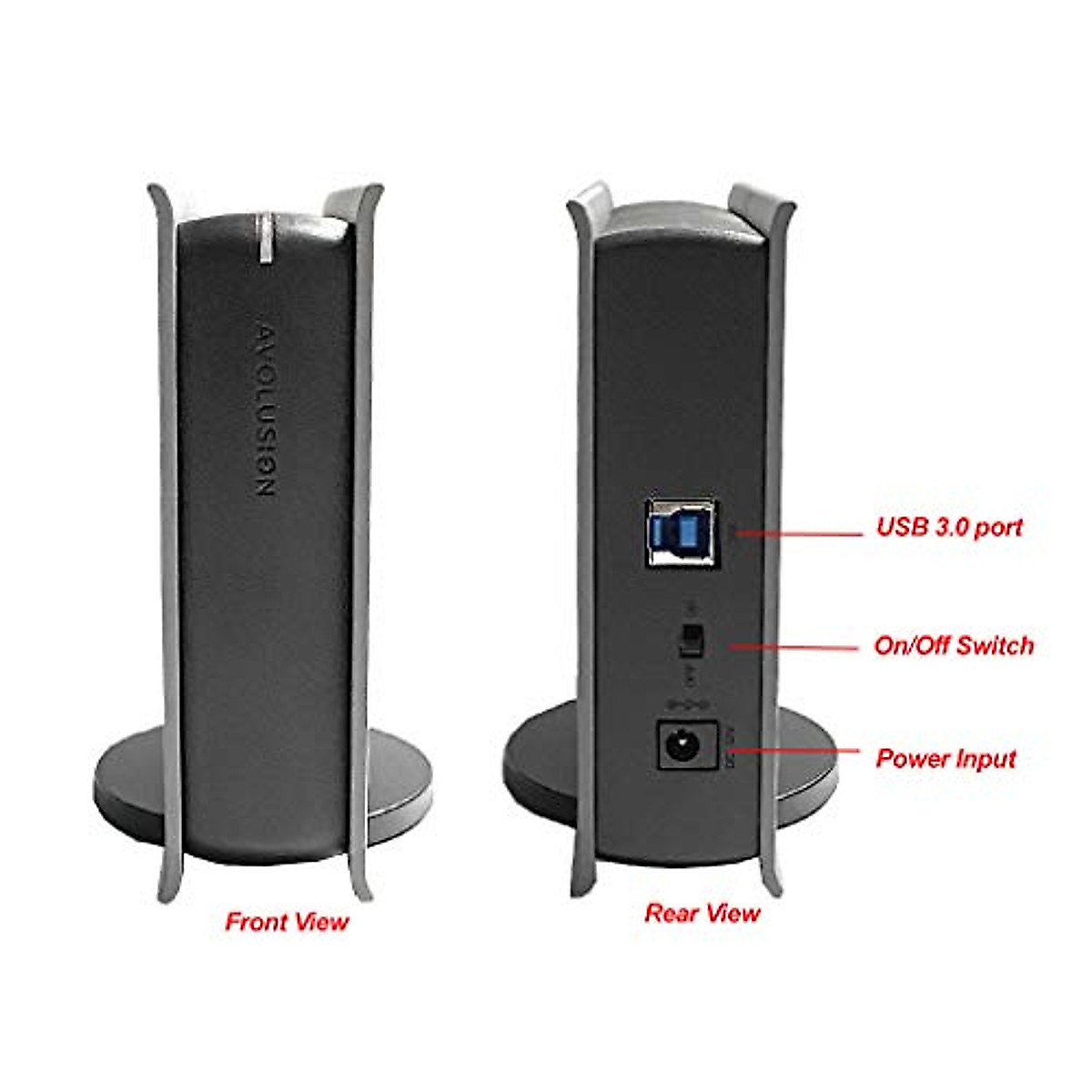 Avolusion PRO-5X Series 6TB USB 3.0 External Gaming Hard Drive for PS5 Game Console (Grey) - 2 Year Warranty