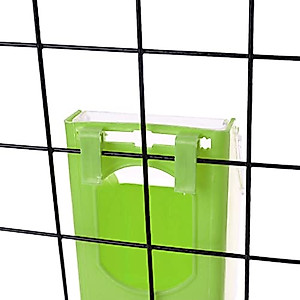 Dft Pigeons Water Feeder Parrot Hanging Drinking Pot Bird Cage Water Dispenser Bird Feeder Hanging Food Dispenser Bird Cage Accessories for Parrots Budgie, Cockatiel, Lovebirds