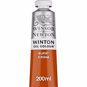 Winsor & Newton Winton Oil Color, 200ml (6.75-oz) Tube, Burnt Sienna
