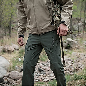KEHAIOO Autumn Tactical Style Pants, Military Army SWAT Combat Cargo Pants, Men Casual Quick Dry Solid Trousers Gray L