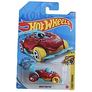 Hot Wheels Donut Drifter, [red] 108/250 Fast Foodie 1/5