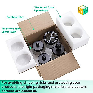 Mason Jar Bathroom Accessories Set 4 Pcs - Lotion Soap Dispenser & Toothbrush Holder & 2 Cotton Swab Holders - Rustic Farmhouse Bathroom Decor Countertop Vanity Organizer, Black