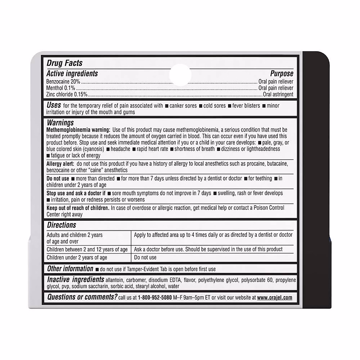 Orajel Oral Pain Reliever, for All Mouth Sores, Maximum Strength, Gel 0.42 Oz, 11.9 G (Pack of 2)