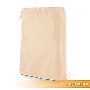 Homsky Outdoor Sectional L Shaped Sofa Cover, 104 inch Patio Furniture Covers Waterproof, Durable Fabric Garden Couch Protector Designed with Windproof Straps and Air Vent(L-Shape Right Facing)