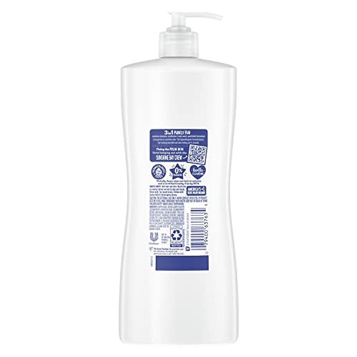 Suave Kids 3-in-1 Shampoo Conditioner Body Wash Purely Fun Makes Bath Time Quick and Easy, Paraben Free and Dermatologist Tested Kids Shampoo 3 in 1 Formula 28 Fl Oz (Pack of 4)