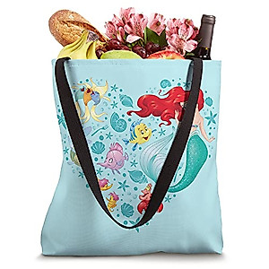 Disney The Little Mermaid Ariel Under the Sea Heart Tote Bag
